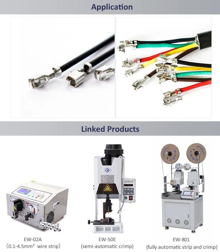 EW-50A Cable Wire Stripping and Crimping Machine - 1 Year Warranty