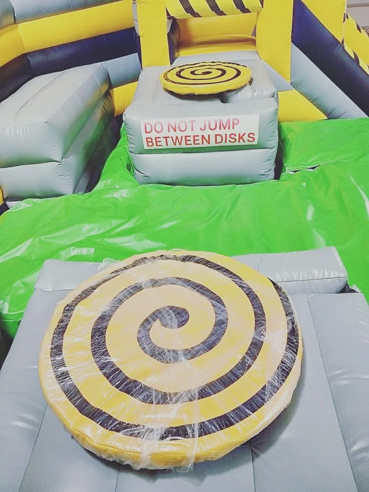 Giant Toxic Twister Interactive Inflatable Obstacle Course Games Rental ...