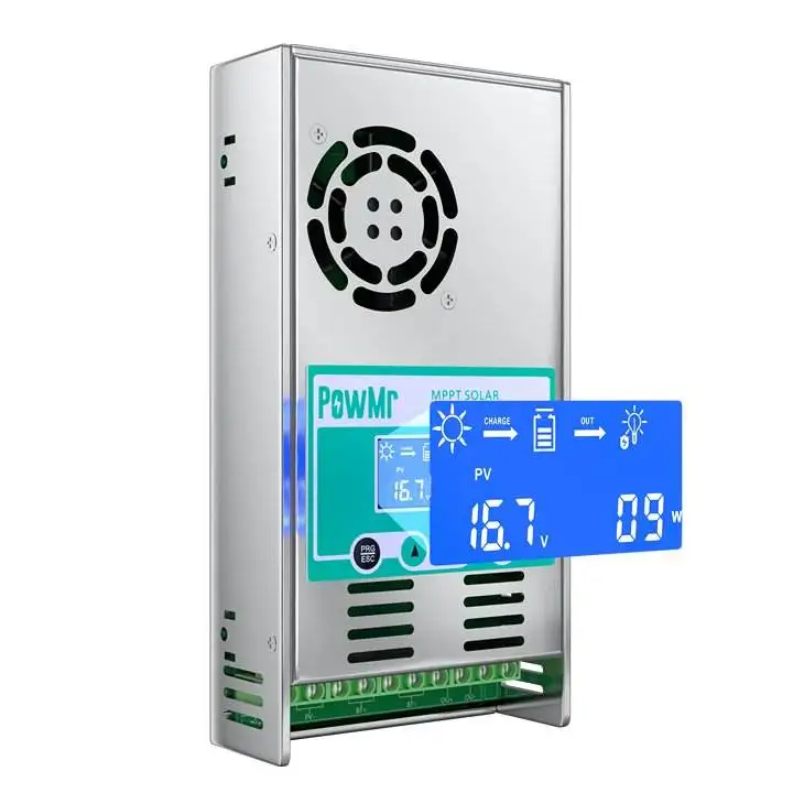 Powmr Auto 12v/24v/36v/48v Solar Charge Regulator 60amp Mppt 150v Solar ...