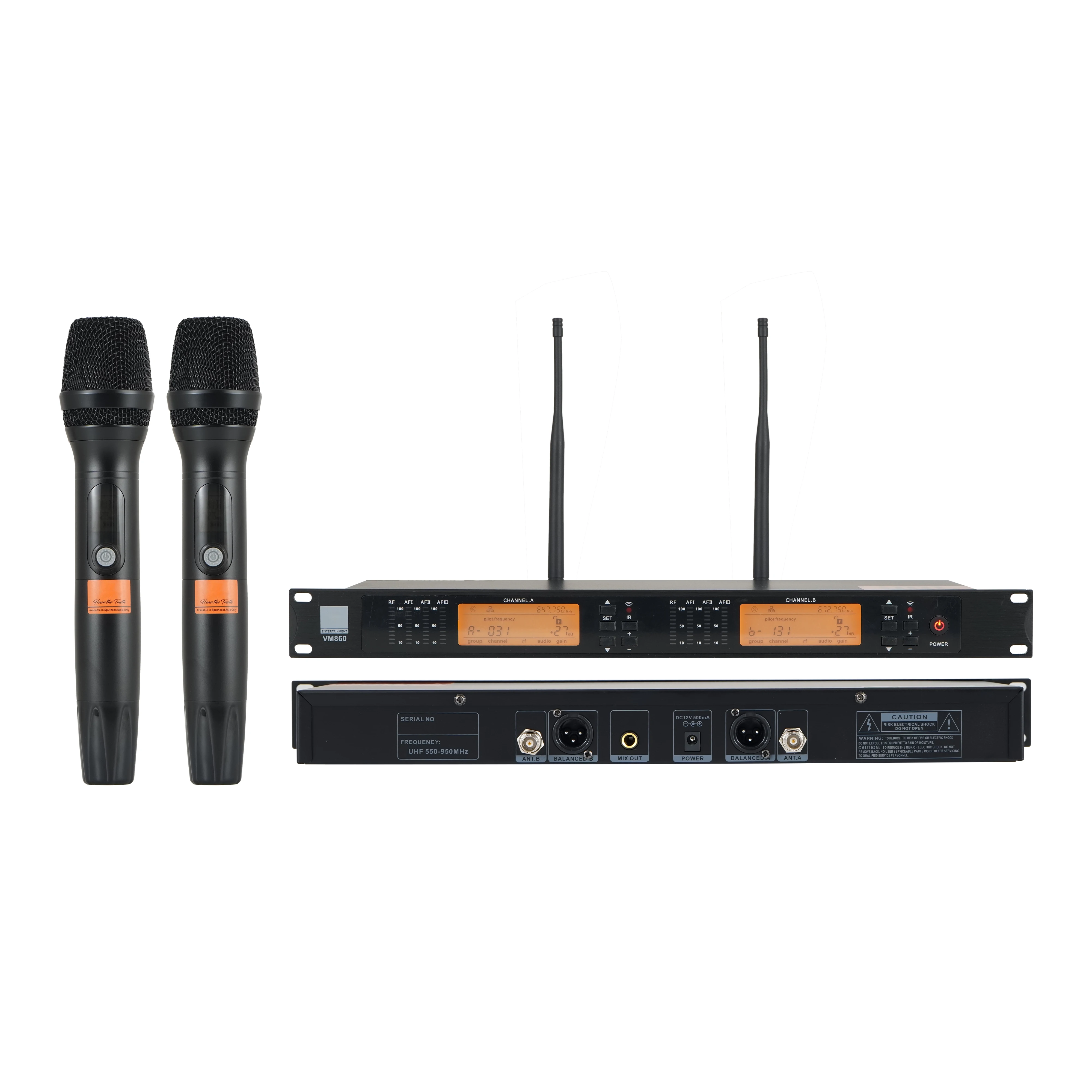 Plastic Wireless Microphone Uhf Made In China - Buy Wireless Microphone ...