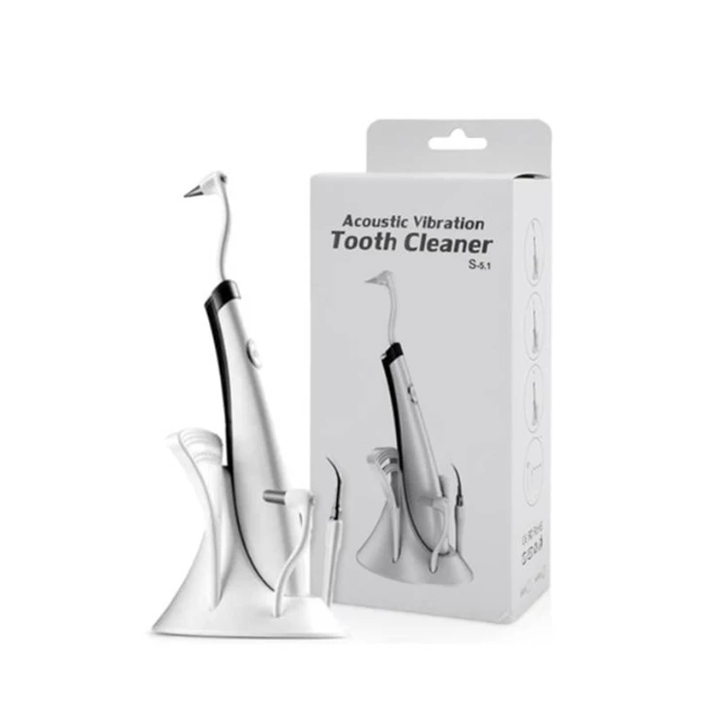 Products For Cleaning Teeth Ultrasonic Electric Teeth Cleaner Black ...