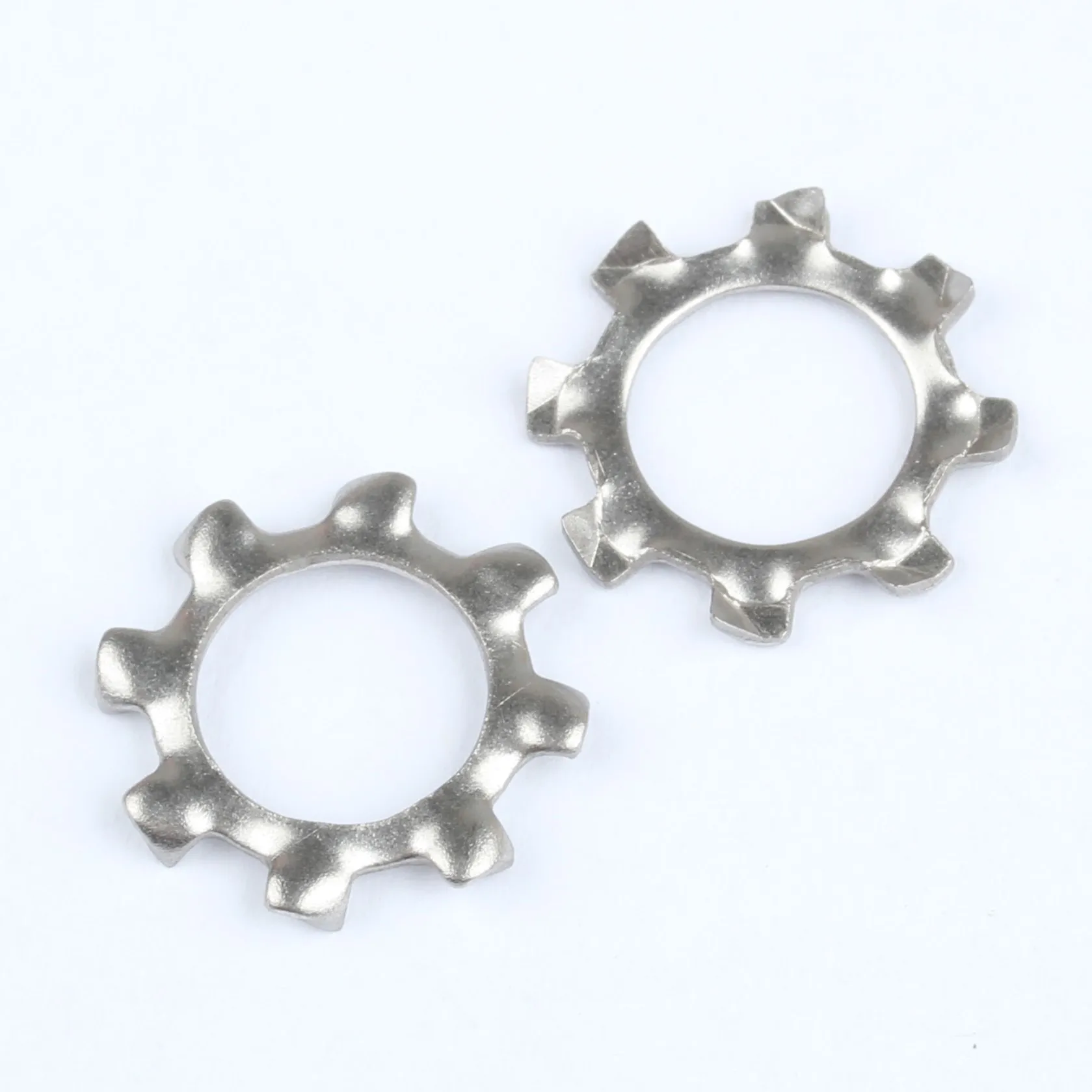 Arandelas de bloqueo dentado externo DIN 6797A, acero inoxidable, 304 ...