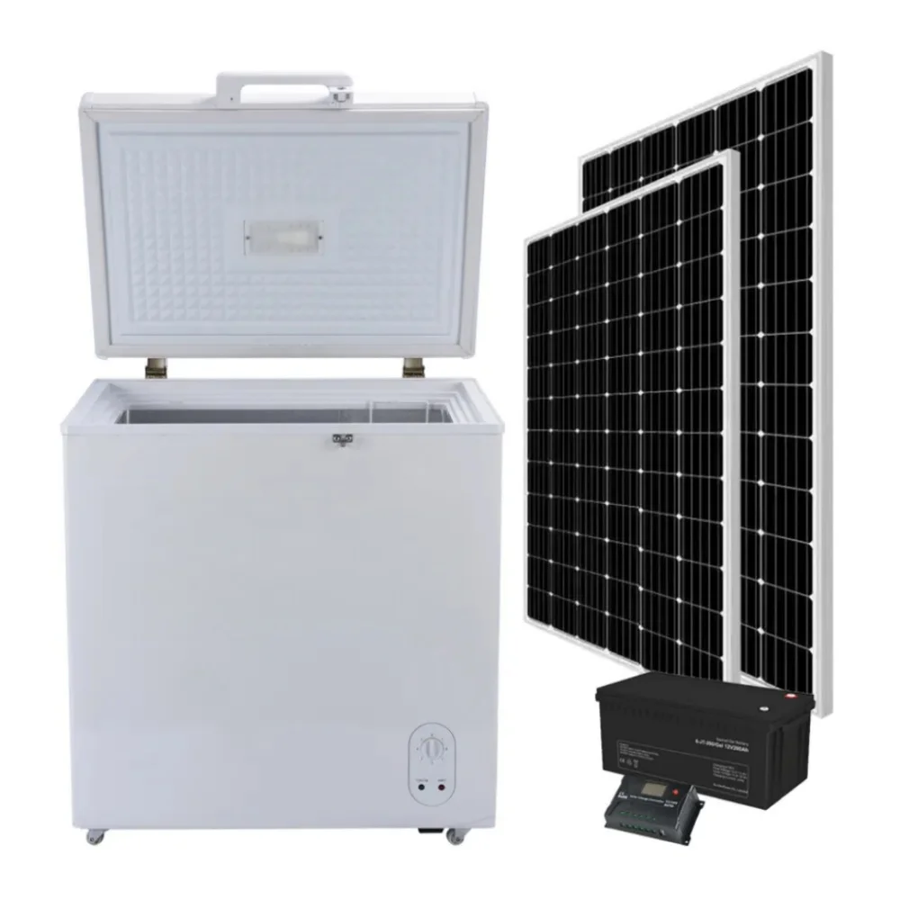High Efficiency Electric 12V 158L Stainless Steel Solar Chest Freezer ...