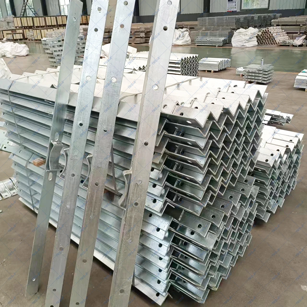 Galvanized Steel Cross Arm/electrical Cross Arm/line Cross Arm For Pole ...