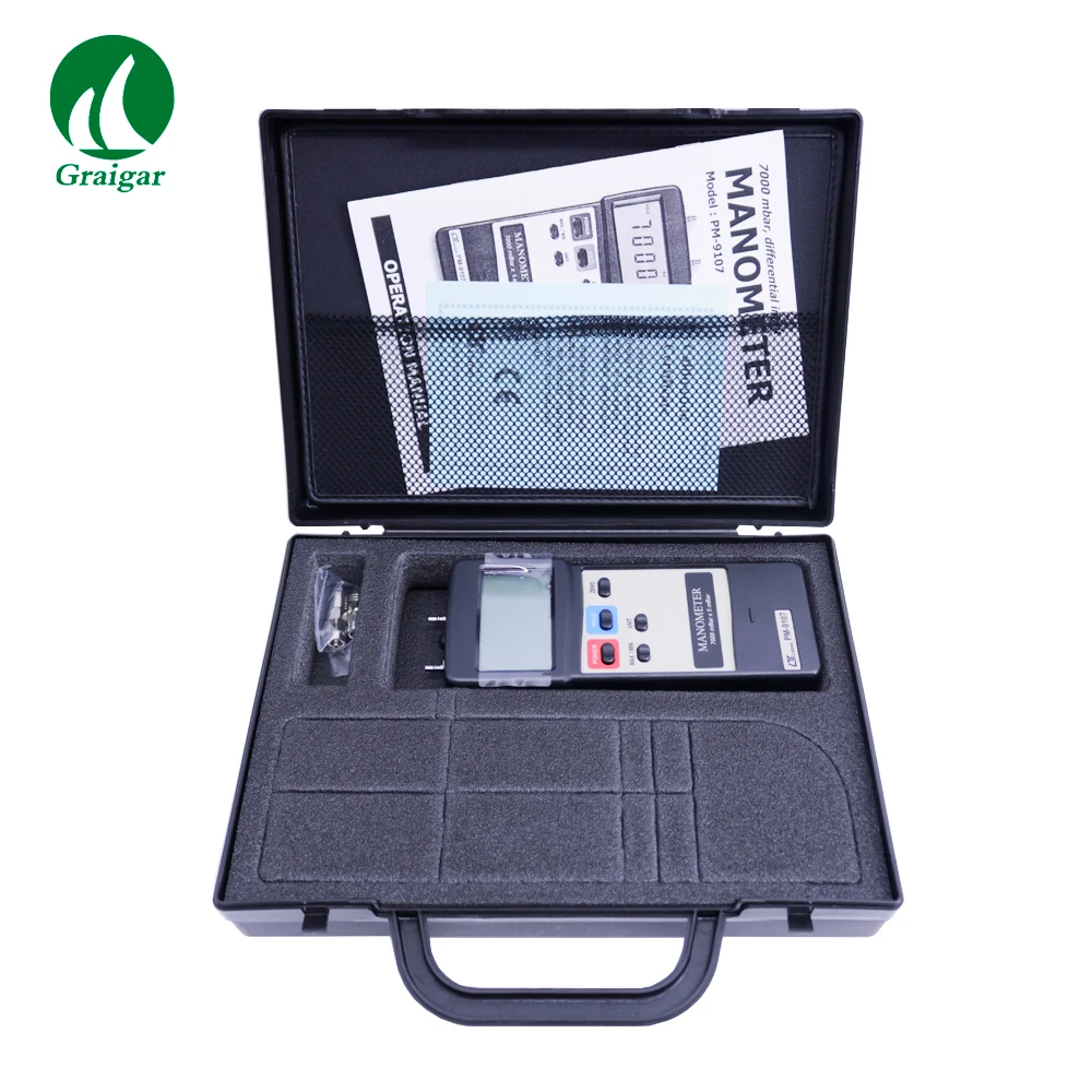 LUTRON PM-9107 Digital Manometer - Precision Pressure Gauge