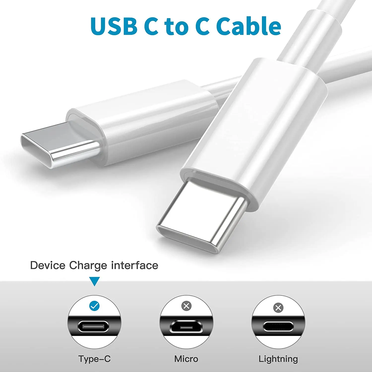 1m Mobile Phone 5a Fast Charging Usb-C Data Cable Type-C Cables ...
