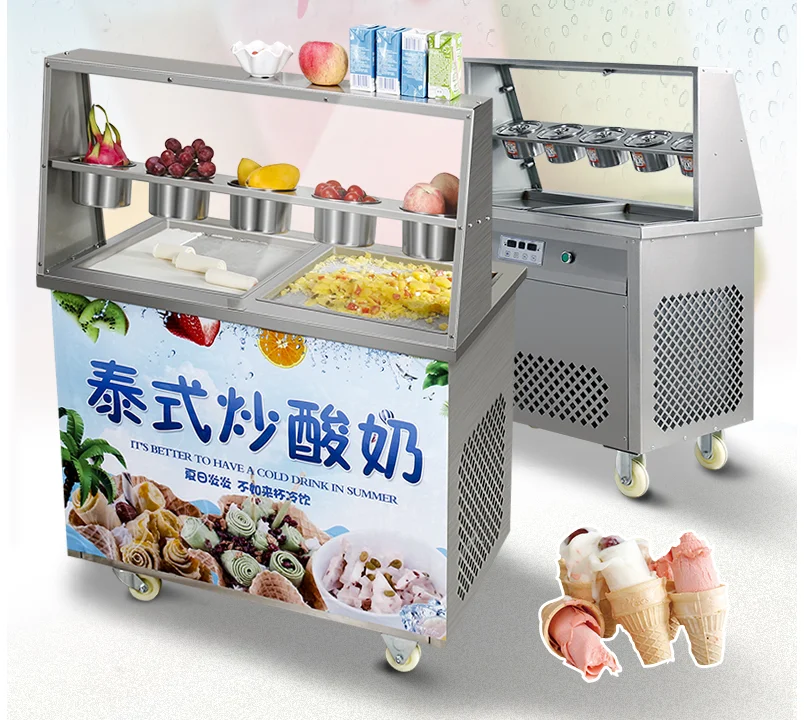 Customized Bamboo Food Truck for Ice Cream, Snacks, and Fried Yogurt ...
