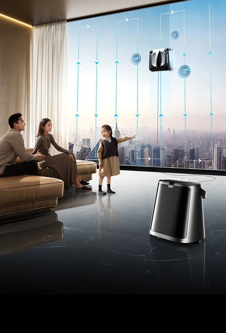 X7 Electric Window Cleaning Robot - High-Rise & Automatic