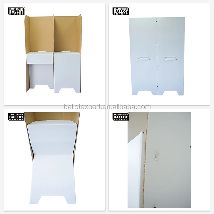 One Person Corrugated Cardboard Polling Booth,Voting Screen For ...