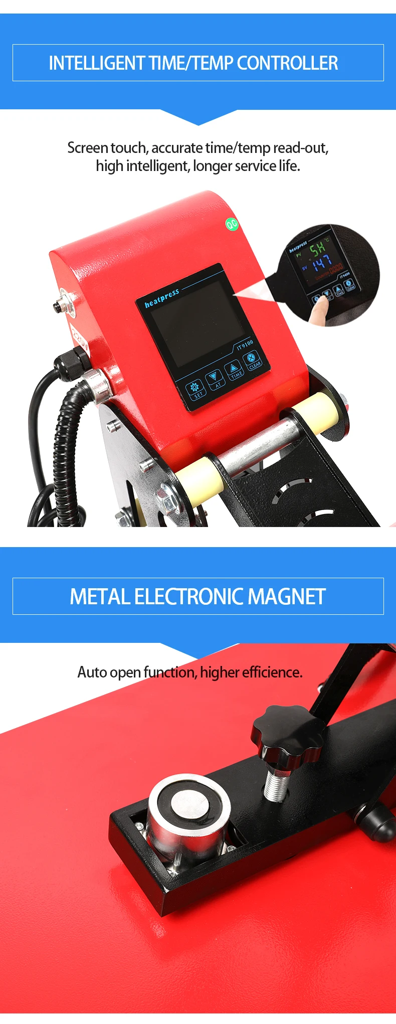 16 X 20 Heat Press Swing Away Arm Slide Out Automatic Pull Out Heat ...