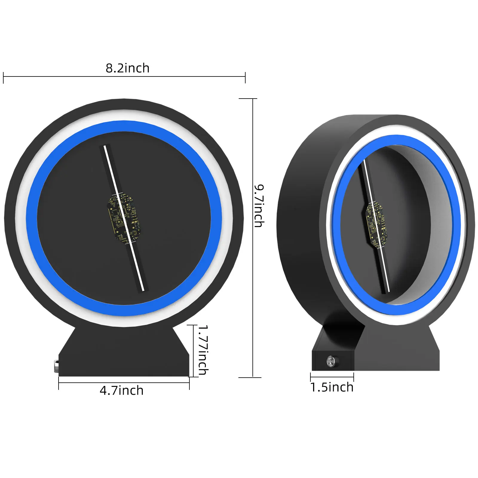 Missyou 3d Hologram Fan,14cm 3d Hologram Projector Advertising Display ...