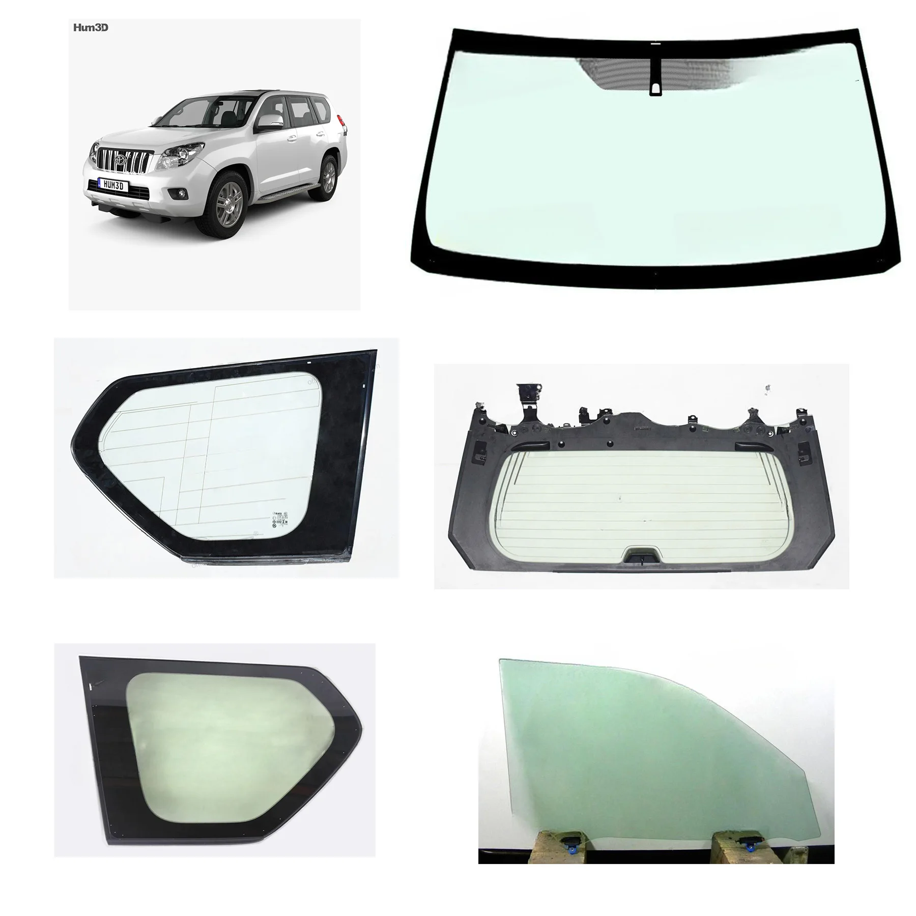 For TOYOTA PRADO J150 Car Windshield Original Parts OEM Packaging Car ...