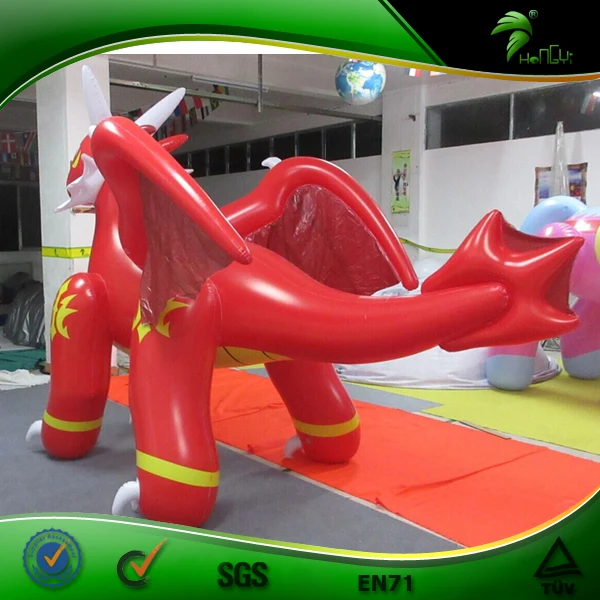 2m Hot Fire Custom Inflatable Charizard Dragon by Hongyi
