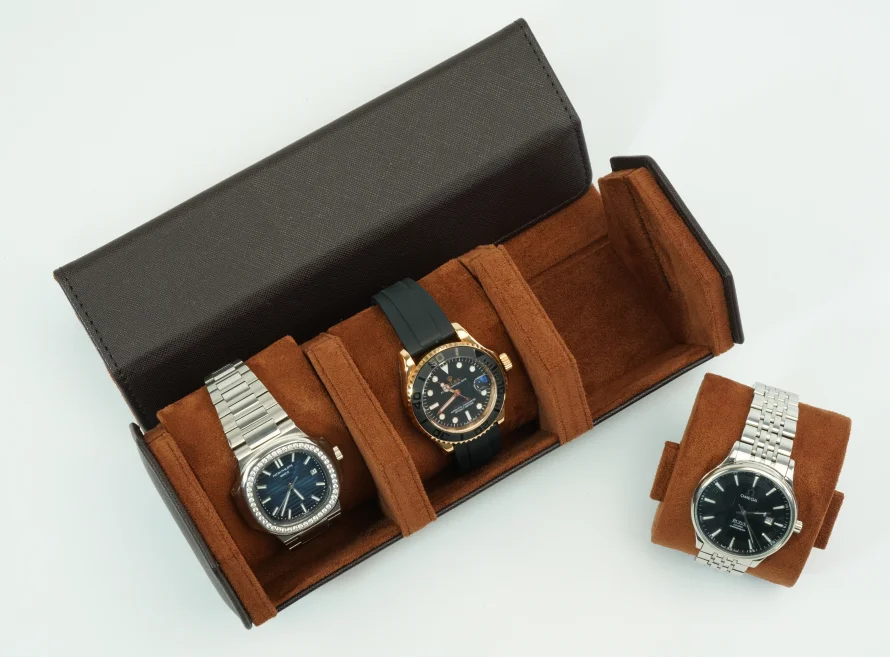 Durable Watch Boxes & Cases Hexagon Travel Watch Roll Case| Alibaba.com