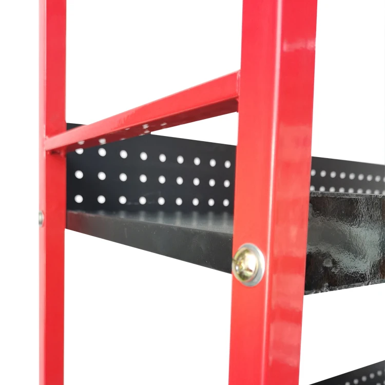 Durable Garage Shop Display Rack for Engine Oil & Lubricants