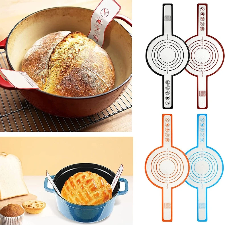 Silicone Bread Sling for Dutch Oven - Non-Stick Baking Mat