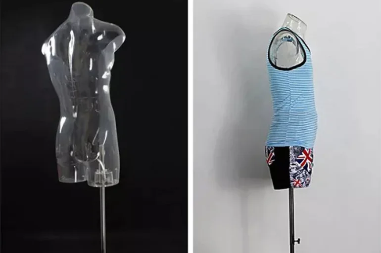 Transparent Female Mannequin - Perfect for Shop Displays