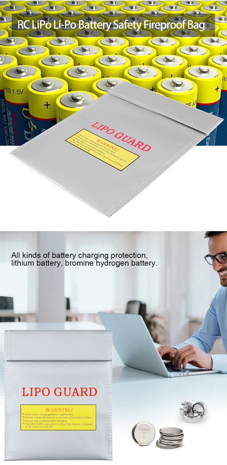 Wholesales Fireproof Document Lipo Guard Lipo Battery Fireproof Safety ...