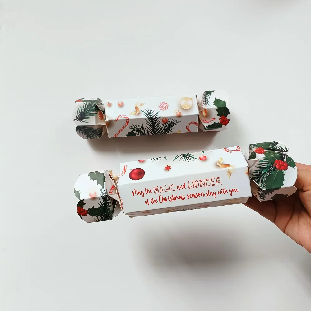 Bespoke Twist End Cracker Christmas Crackers Gift Box Paper Bon Bon ...