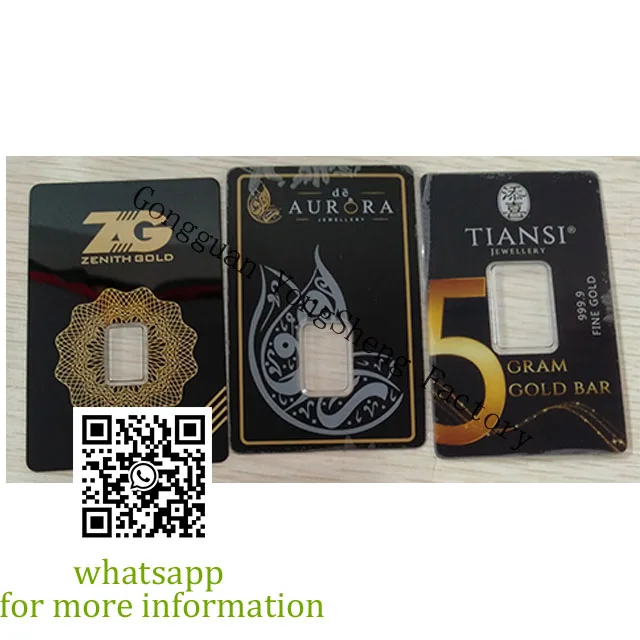 Custom Gold Bar Packing Box Coins Tray/trays Gold Bar Package Gold Bar ...