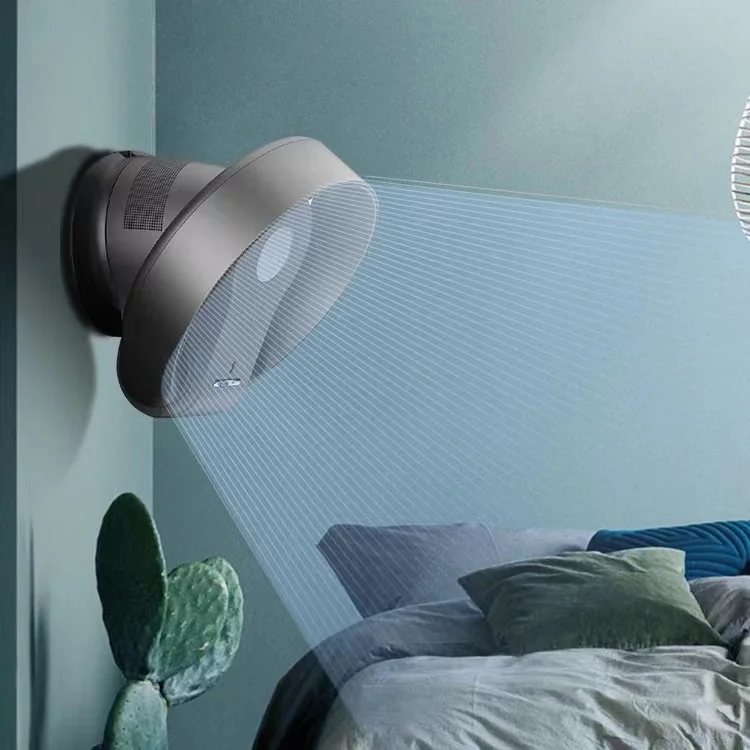 Modern Plastic Bladeless Wall Mounted Air Cooling Fan Digital ...