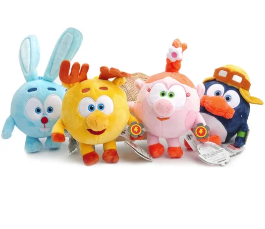 Cute Cartoon Krosh Rosa Dokko Losyash Otto Gogoriki Kikoriki Soft Plush ...