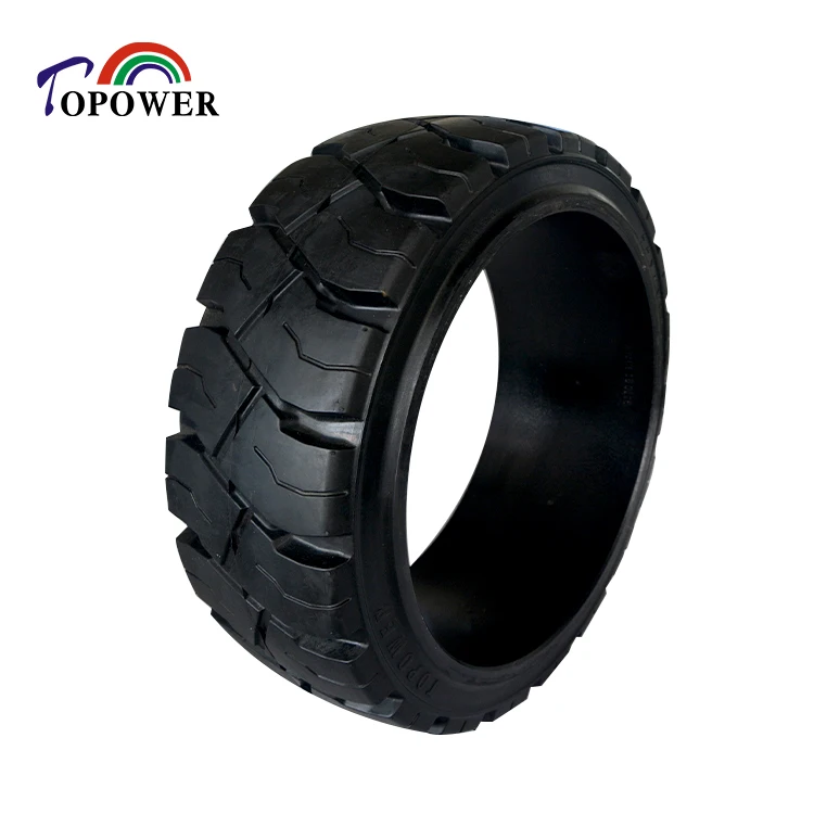 22 8 16 Press on Solid Tire - Durable Forklift Solution