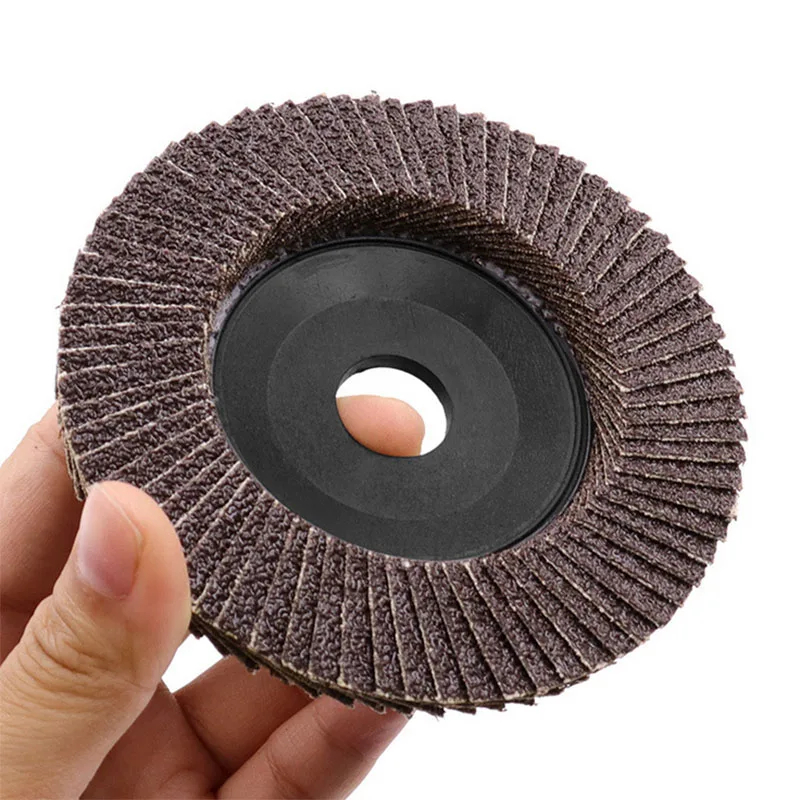 Aluminum Oxide Flap Disk Sanding Grinding Wheel Four Inch Flat Emery ...