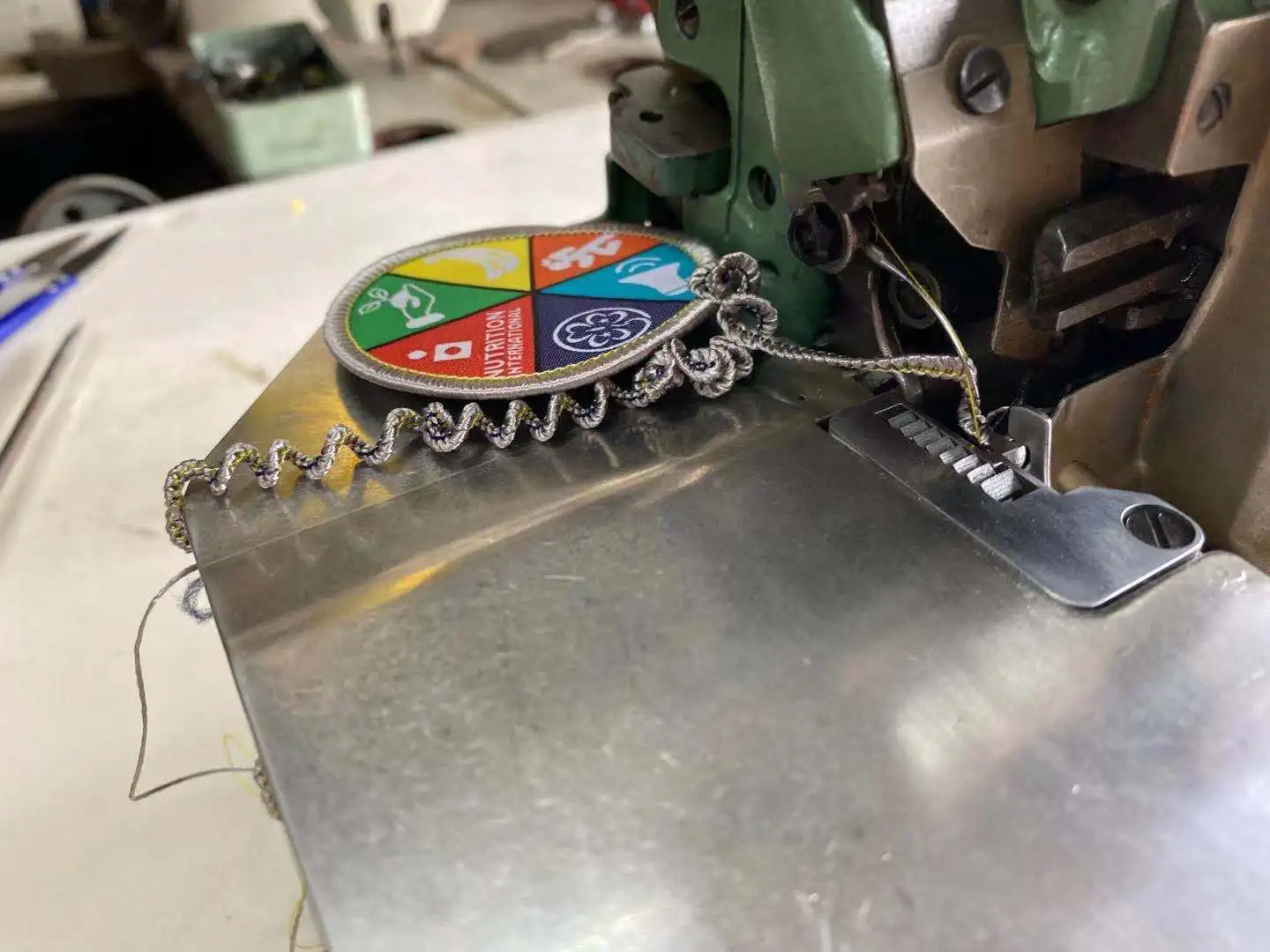 Rare Original Merrow Mg-3D/3U Badge Decorative Edge Industrial Epaulet ...