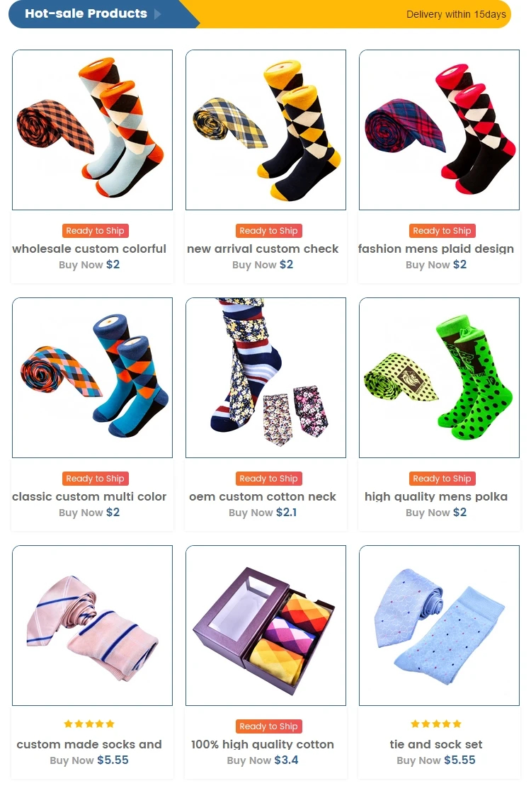 Factory Direct Sell Cotton Necktie Tie And Sock Set For Men - Buy Tie ...