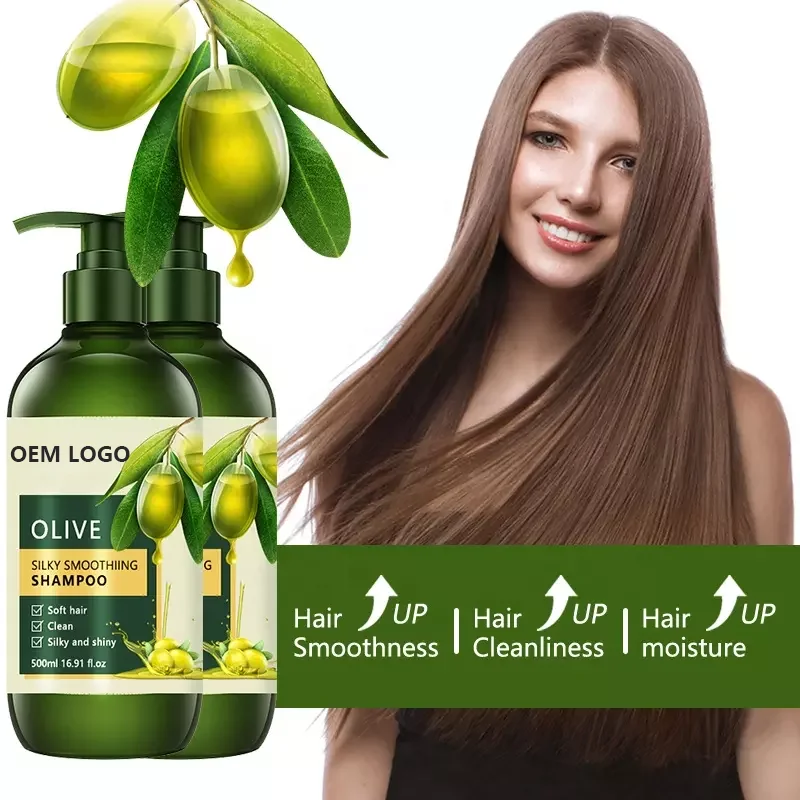 Customize Pure Natural Plant Pure Olive Oil Shampoo And Conditioner Set ...