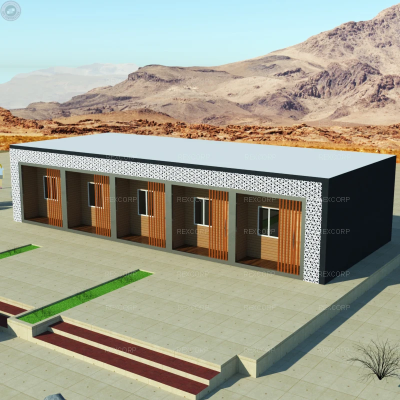 Flatpack Container Motel Rooms in UAE - Prefab Lodging Solutions with ...
