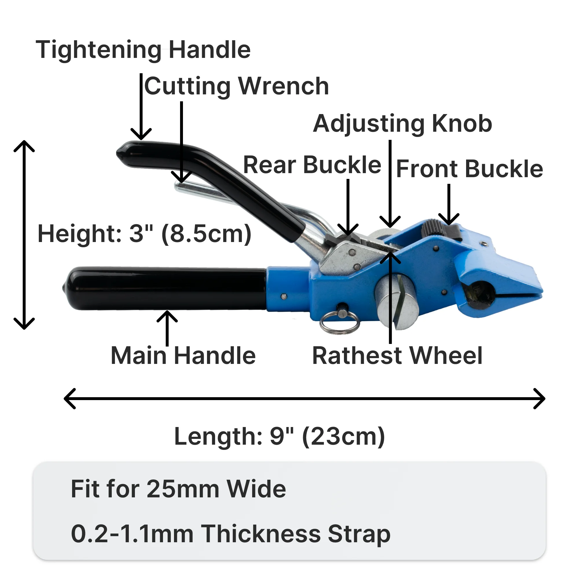 Steel Banding Tension Tightening Stainless Steel Band Tool Steel ...