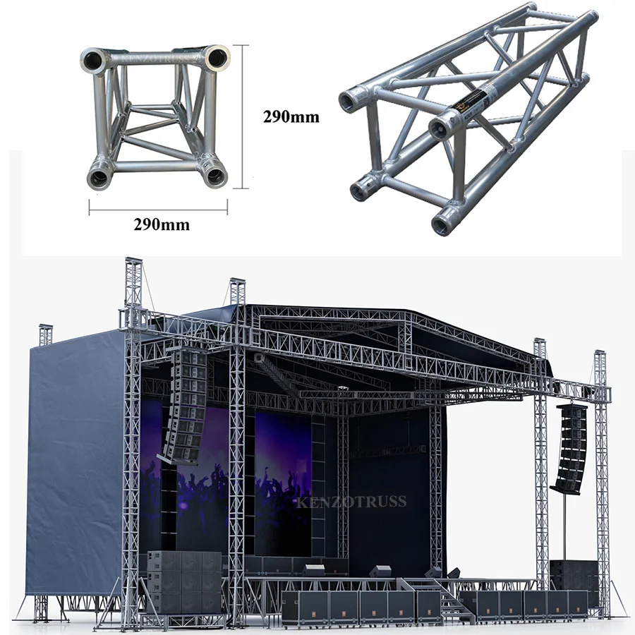 Customized Stage Trussing Aluminum Lighting Truss Display System - Buy ...