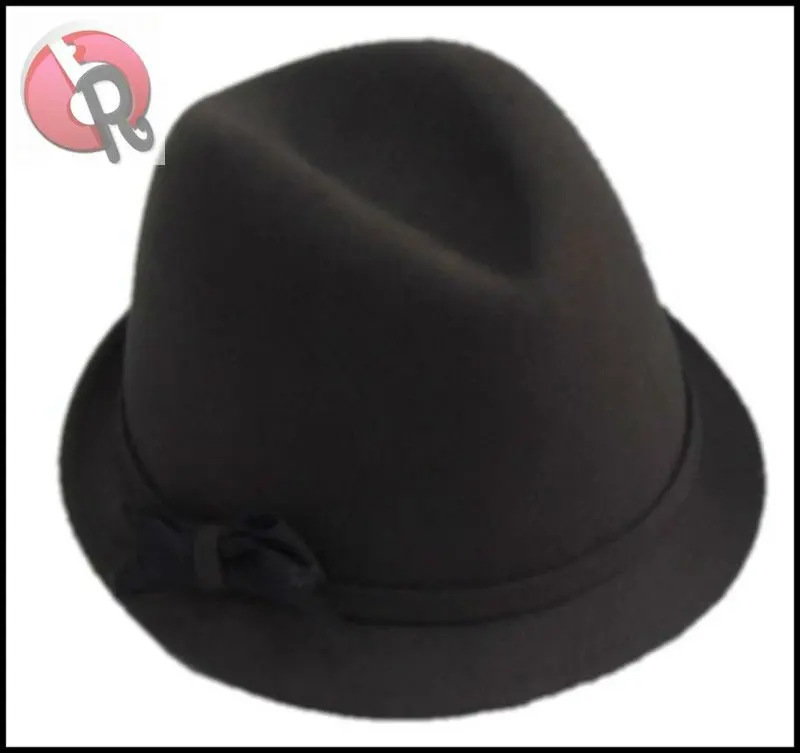 Men's Wool Felt Hat Borsalino Jewish Hat Fedora Panama Style Hat