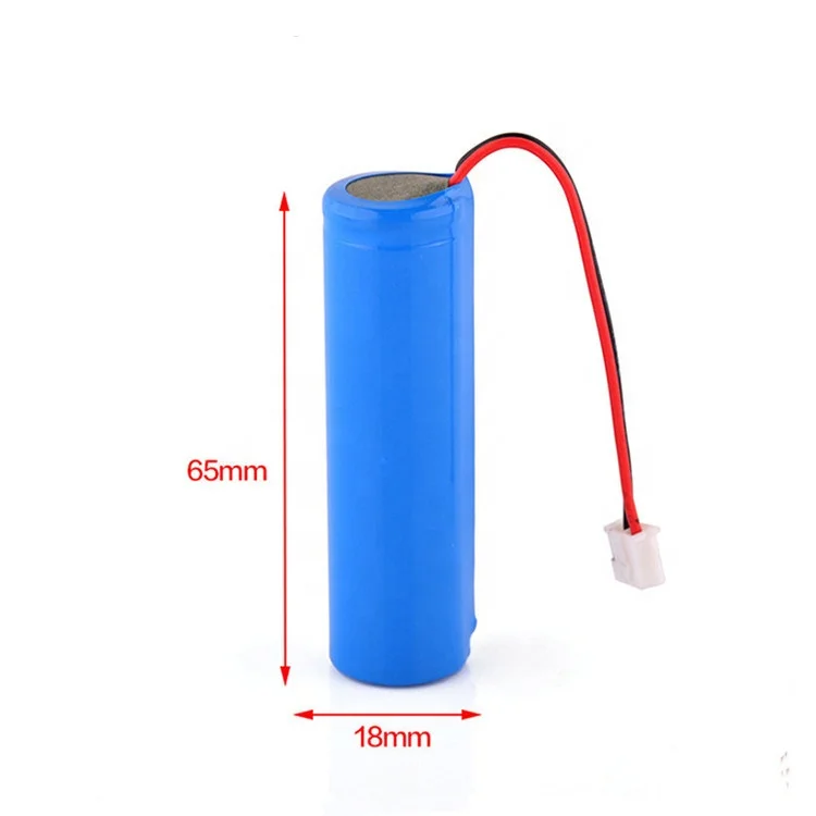 Custom Wrapped 18650 Rechargeable Battery With Bare Wire Leads Pre ...