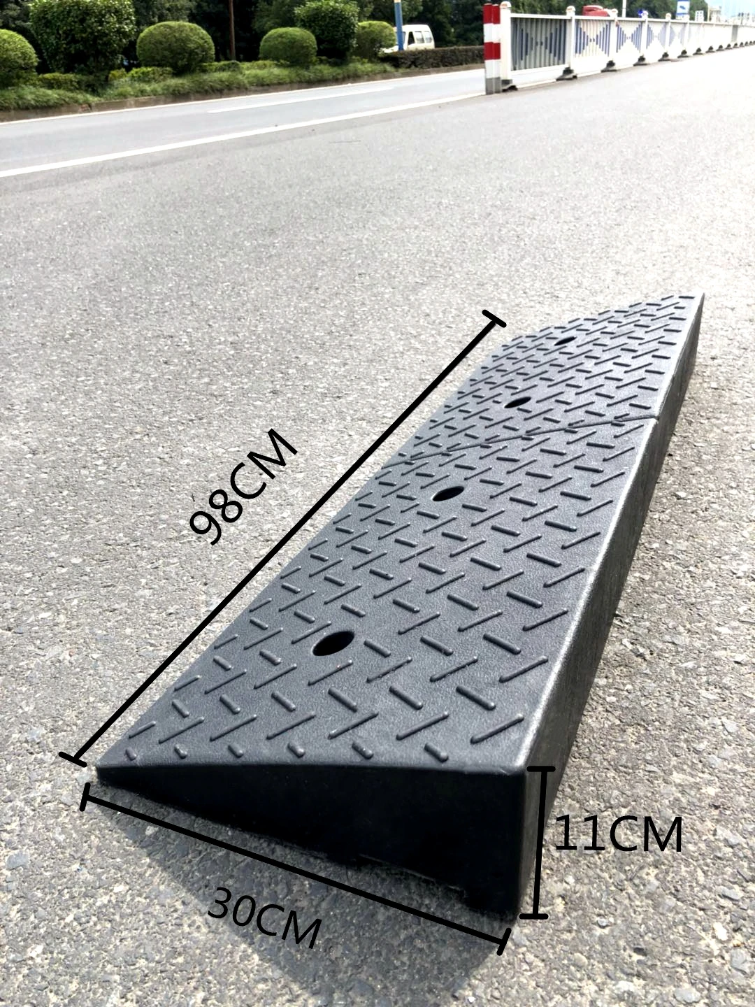 Heavy Vehicle Driveway Portable Curb Ramp Car Step Ladder Triangular ...