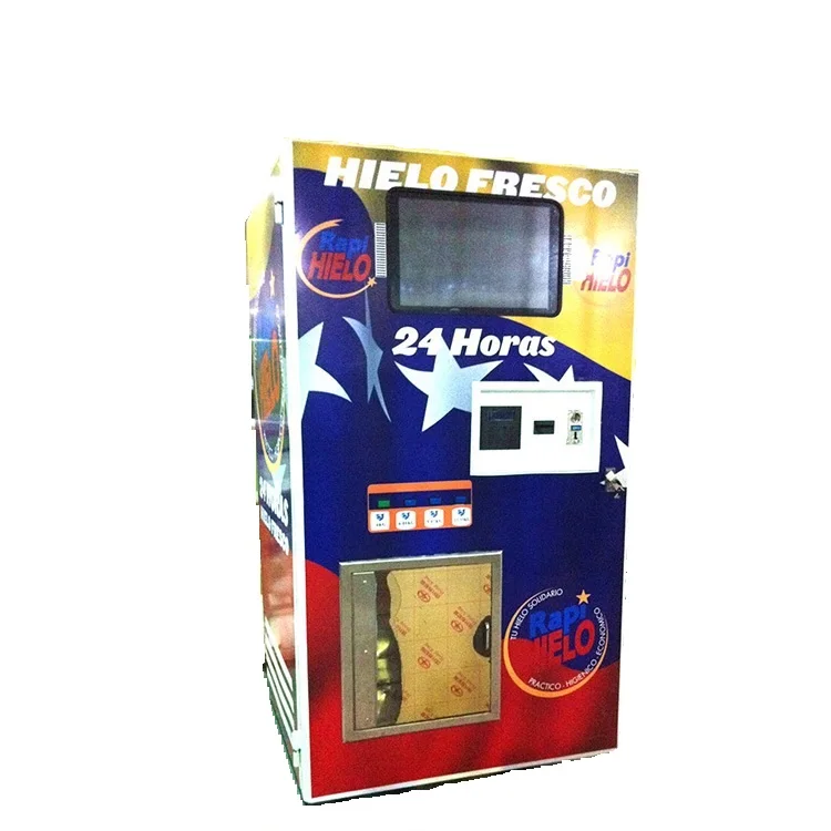 Wall Mounted Ice Vending Machine - 24 Hours Self Serve