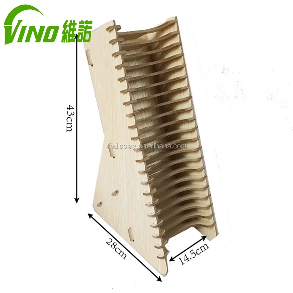 Eco-friendly Counter Top Vinyl Disc Stand - Durable & Customizable