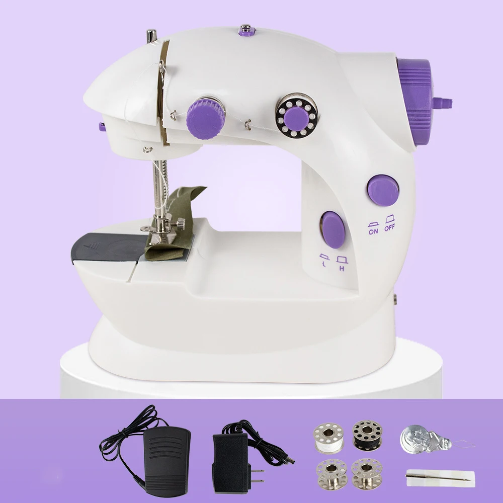 202 Walking Foot Electric Portable Mini Plastic Sewing Machine High ...