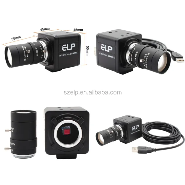 2MP Sony IMX 322 Sensor USB Camera for Low Lux & Varifocal