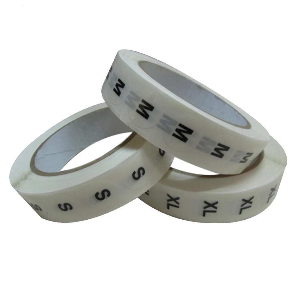 Printing Custom Adhesive Transparent Size Labels Sticker For Pants ...