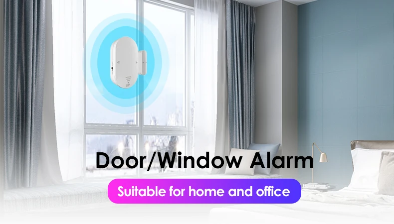 Door Alarm Magnetic Contacts Doorway Beam Sensor Or Chime Home Security ...