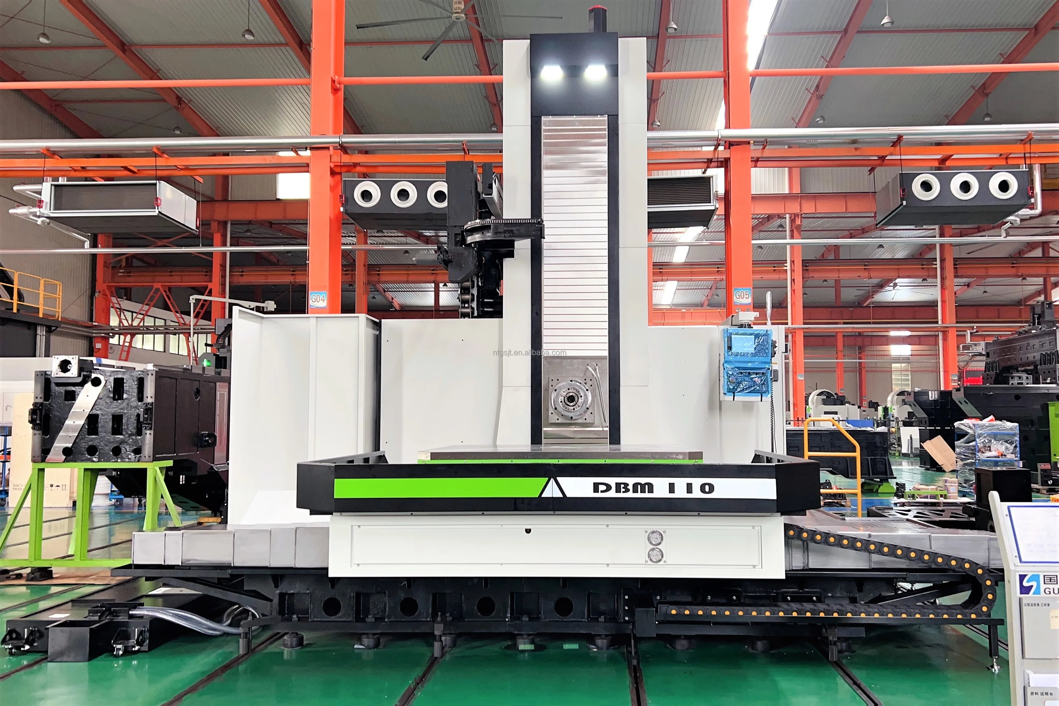 Dbm110 Cnc Horizontal Bore Boring Milling Machine Center 110 Spindle ...