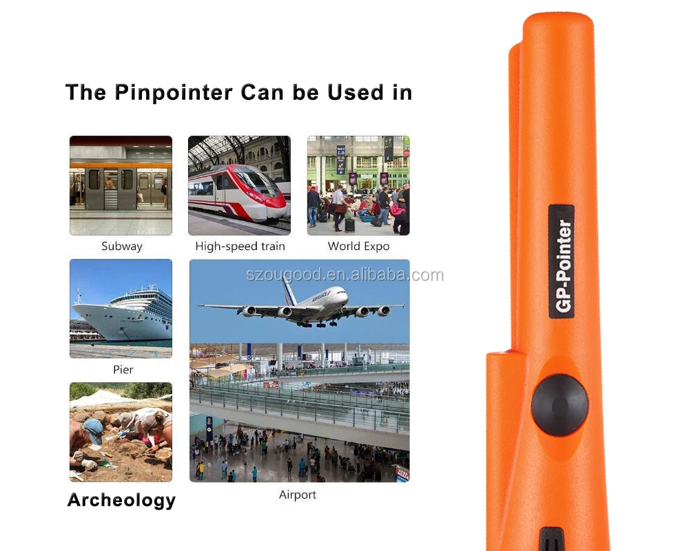 Hand Held GP Pointers Pinpointer Metal Detector - Portable & Waterproof