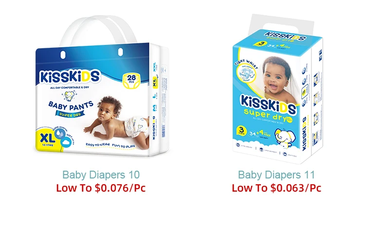 Kisskids Baby Diaper Factory Good Big New Comfort Fitted Soft Nappies ...