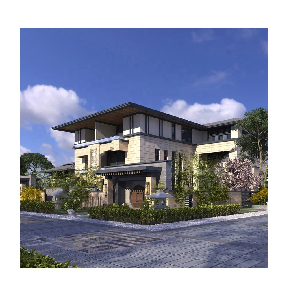 Large Prefab Villas Fashion Prefab Villa With Pool Modern Prefab House ...