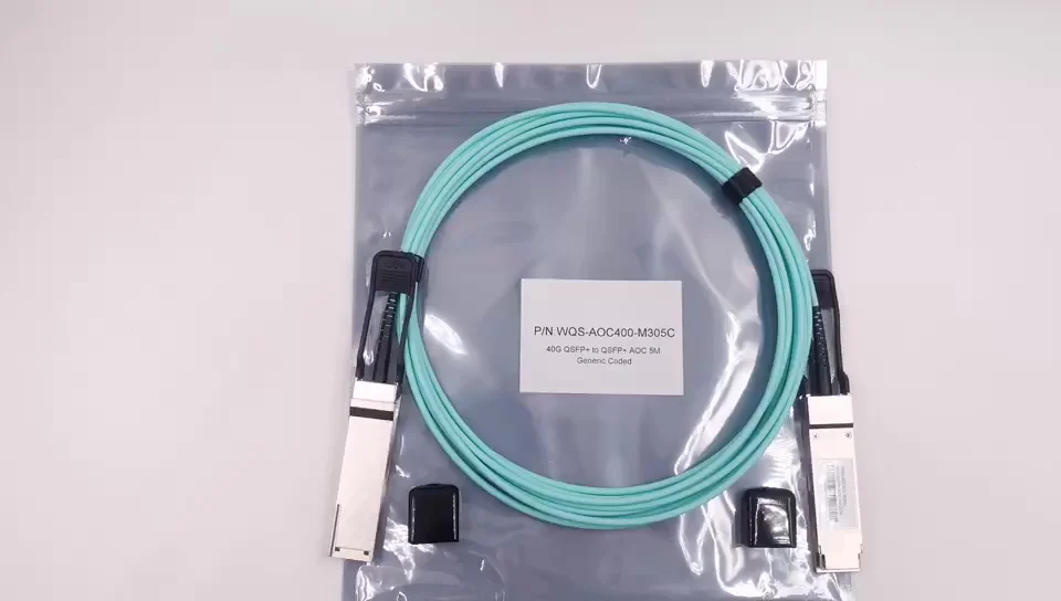 40g Ethernet Aoc Cable 40g Qsfp+ Infiniband Active Optical Cable 40gbos ...