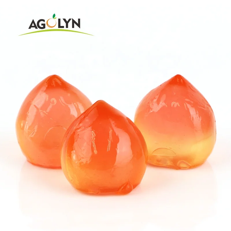 4d Fruit Shape Candy Various Gummy Soft Jam Fruit Flavour Corn Orange ...