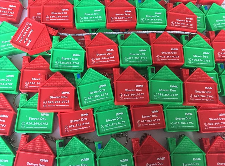 Custom Mini House Shape Tape Measure - Eco-Friendly & Imprintable